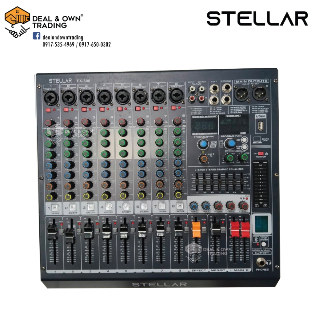 Stellar/Crown FX-800 Professional Mixer | Shopee Philippines