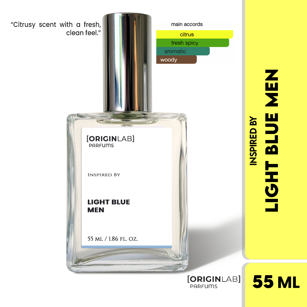 Perfume LIGHTBLUE Men - Inspired Perfume ORIGINLAB Parfum 30% Oil ...