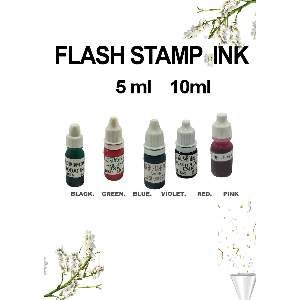 FLASH STAMP INK FOR REFILL | Shopee Philippines
