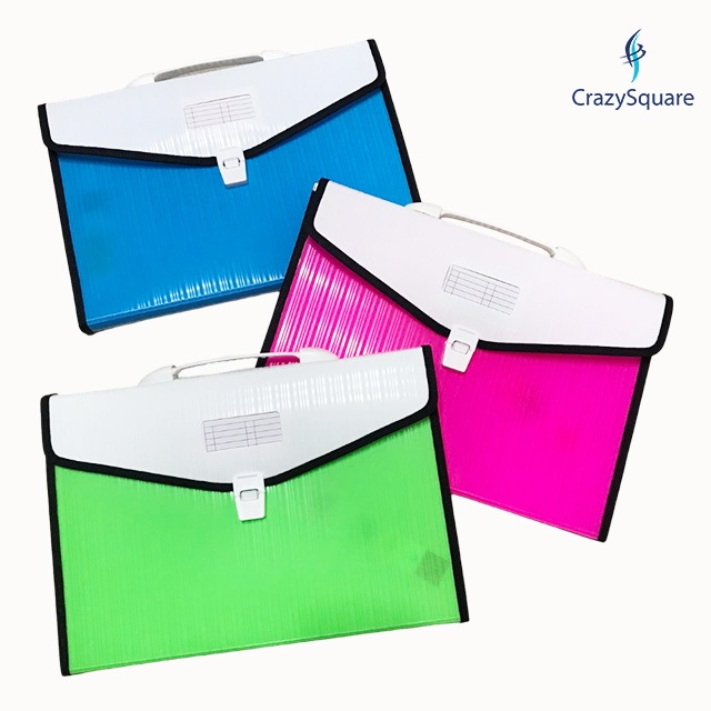 CSQUARE LONG NEON EXPANDABLE FILE ENVELOPE GK9012 | Shopee Philippines