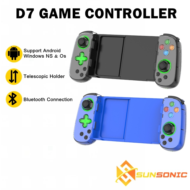 Sunsonic D7 Telescopic Mobile Phone Bluetooth Game Controller For ...