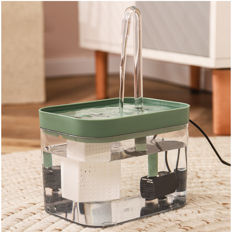 1.5L Pet Dog Cat Water Dispenser Fountain Automatic Pet Dog Cat Water ...