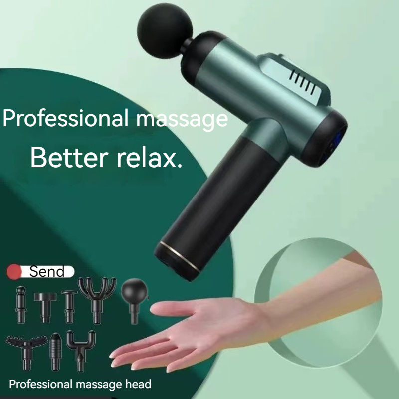 Massage Gun With 8 Replaceable Massage Heads Massage Machine muscle ...