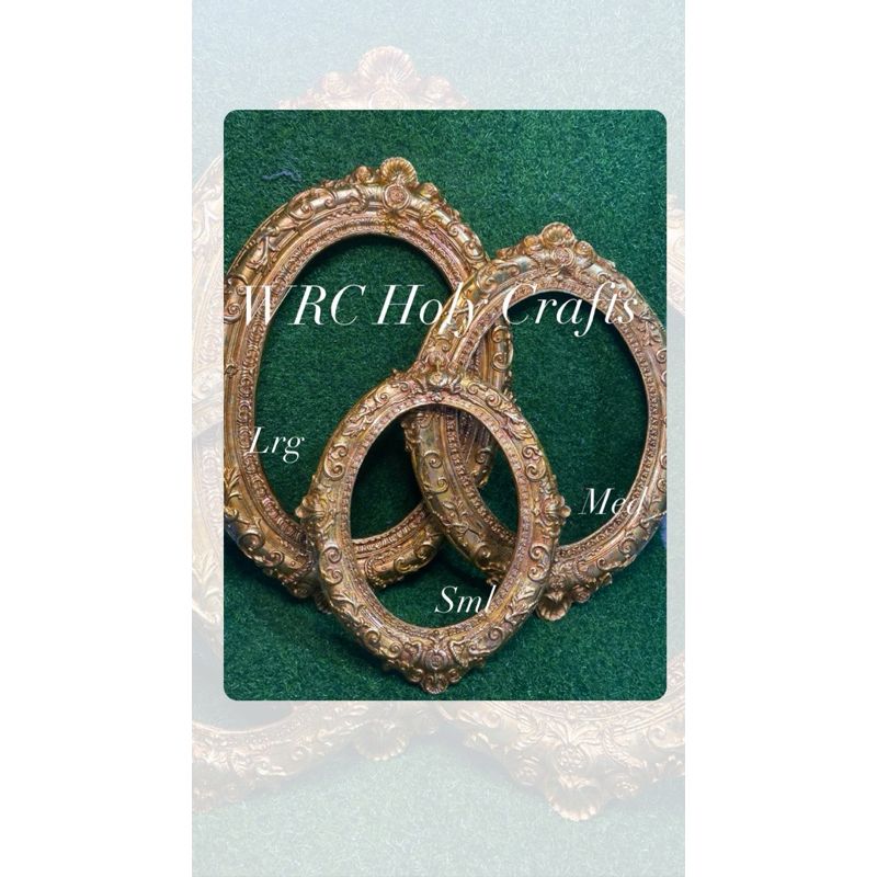 BAROQUE OVAL FRAME (LARGE 34"x24") | Shopee Philippines