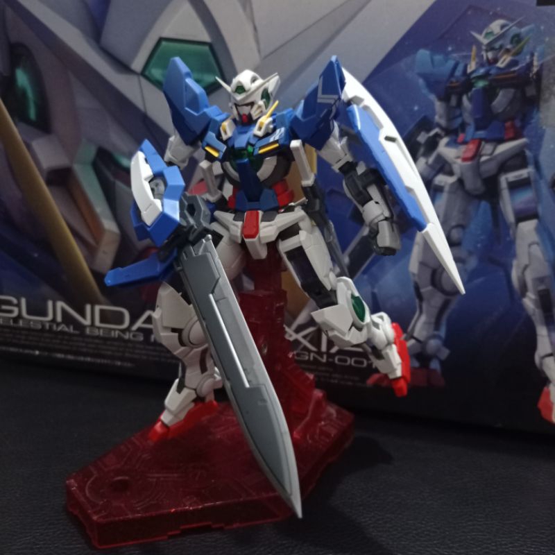 Pre loved Bandai Exia Real Grade 1/144 Gundam mecha robot model kit ...
