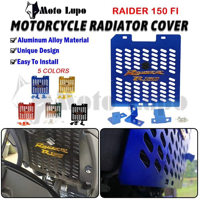 Motorcycle Radiator Cover For RAIDER R150 FI Radiator Alloy Iron Cover ...