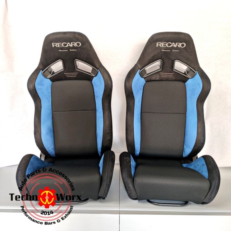2pcs RECARO SR7 BLUE Advance Edition Racing Seat High Quality Thailand ...