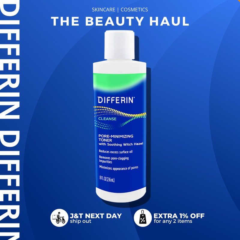 Differin Pore-Minimizing Toner with Witch Hazel For Acne Prone ...