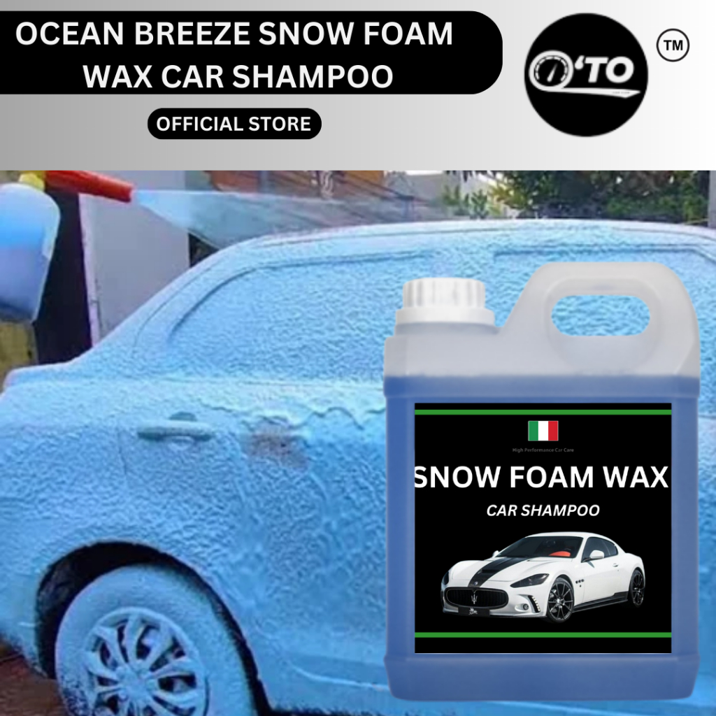 Ocean Breeze Snow Foam Wax Car Shampoo Oto Car Care. Friction and ...