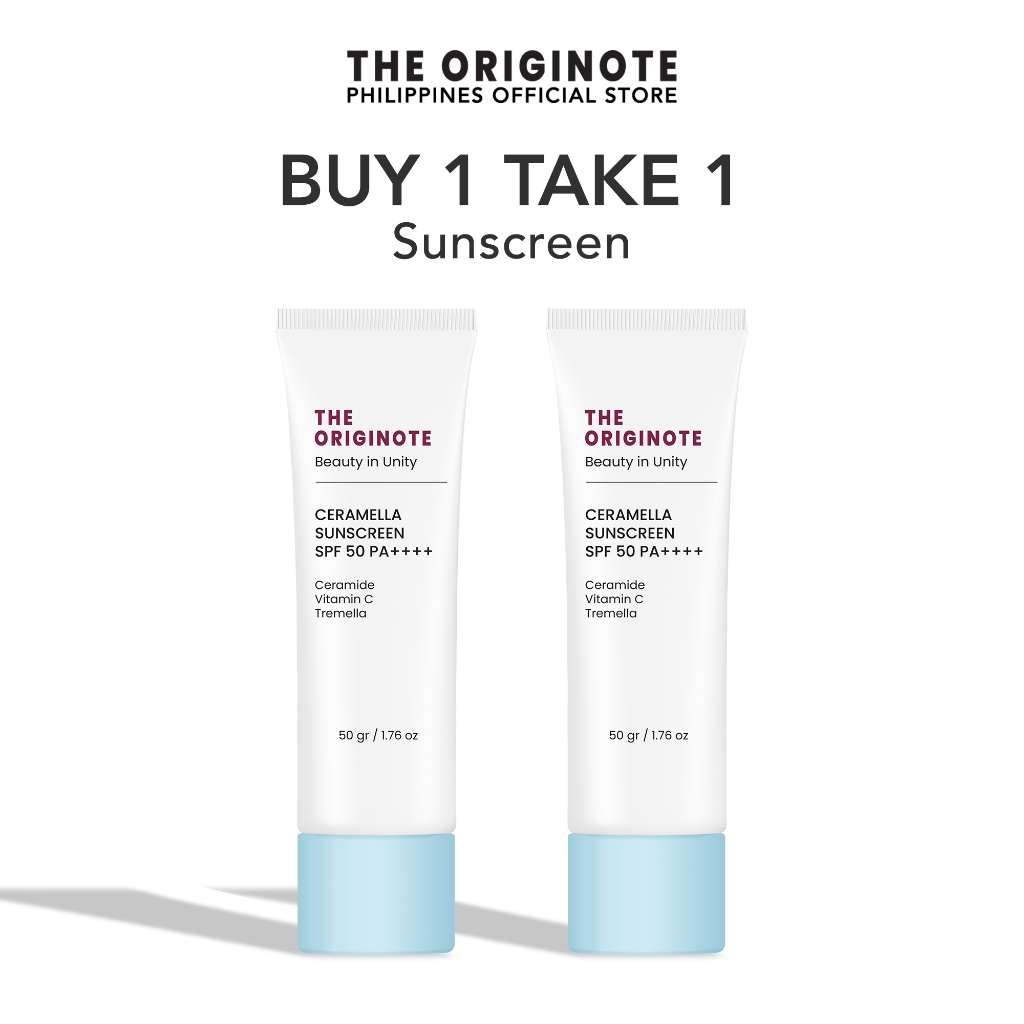 [BUY 1 TAKE 1] The Originote Ceramella Sunscreen SPF 50 PA+++ | Shopee ...