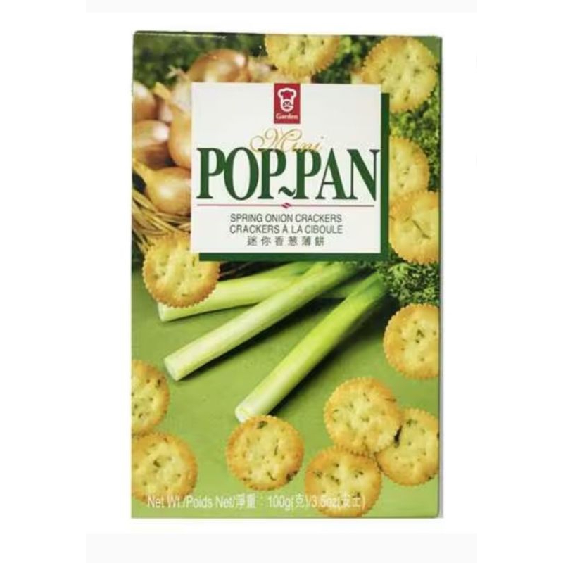 Garden Mini Pop Pan Spring Onion Cracker 100g | Shopee Philippines