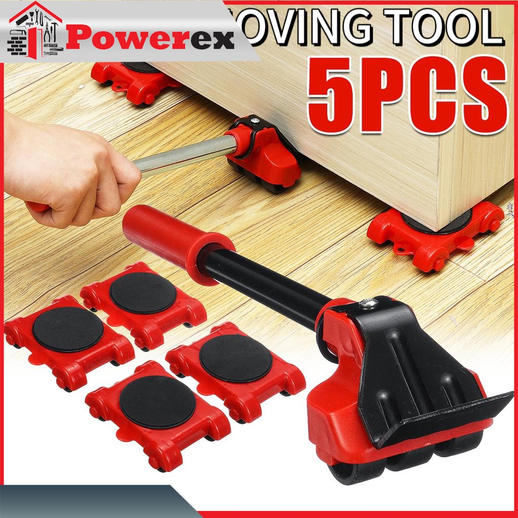 5Pcs Furniture Mover Lifter and Rollers Wheels Heavy Furniture Moving ...