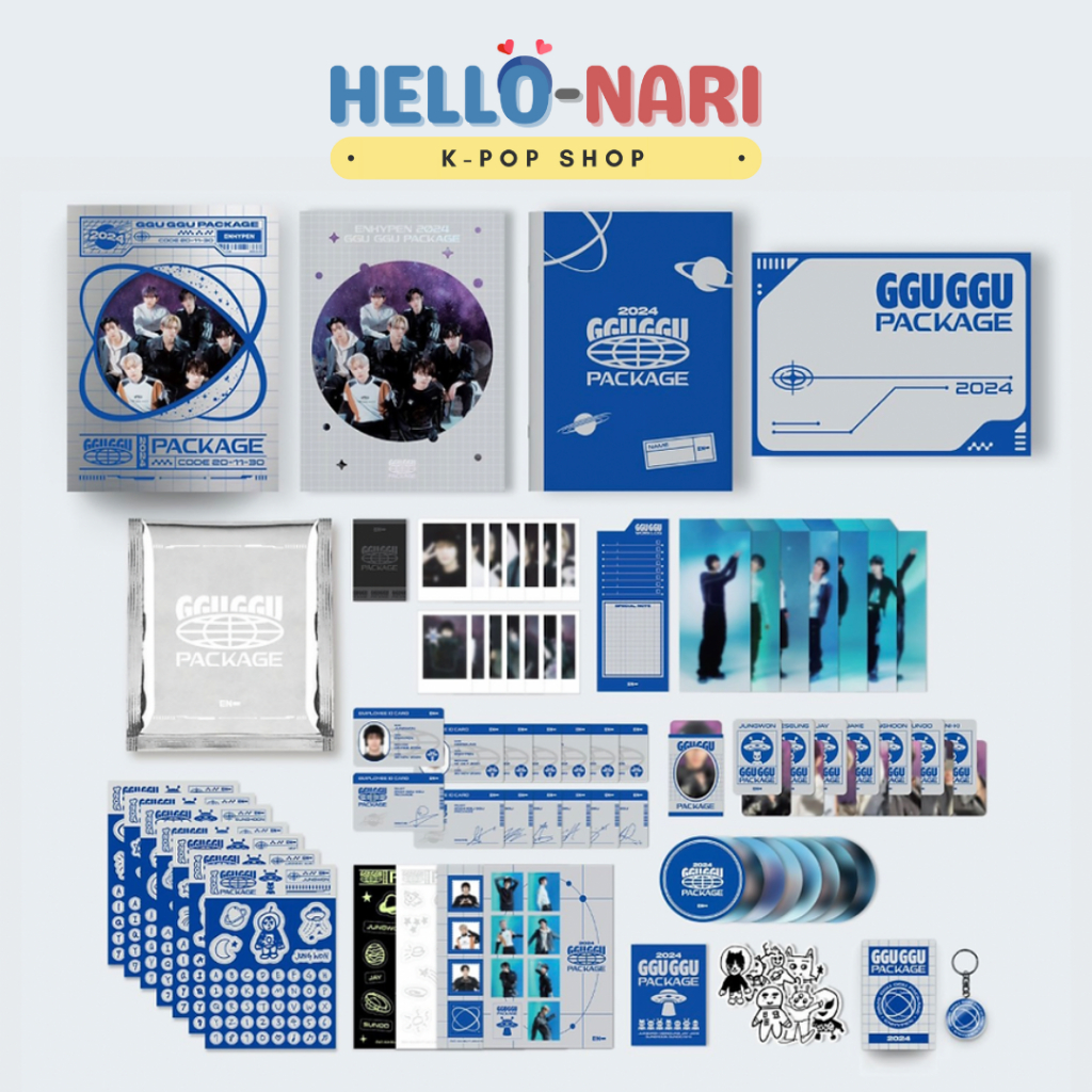 [UNSEALED] ENHYPEN 2024 Ggu Ggu Package (Deco Kit) | Shopee Philippines