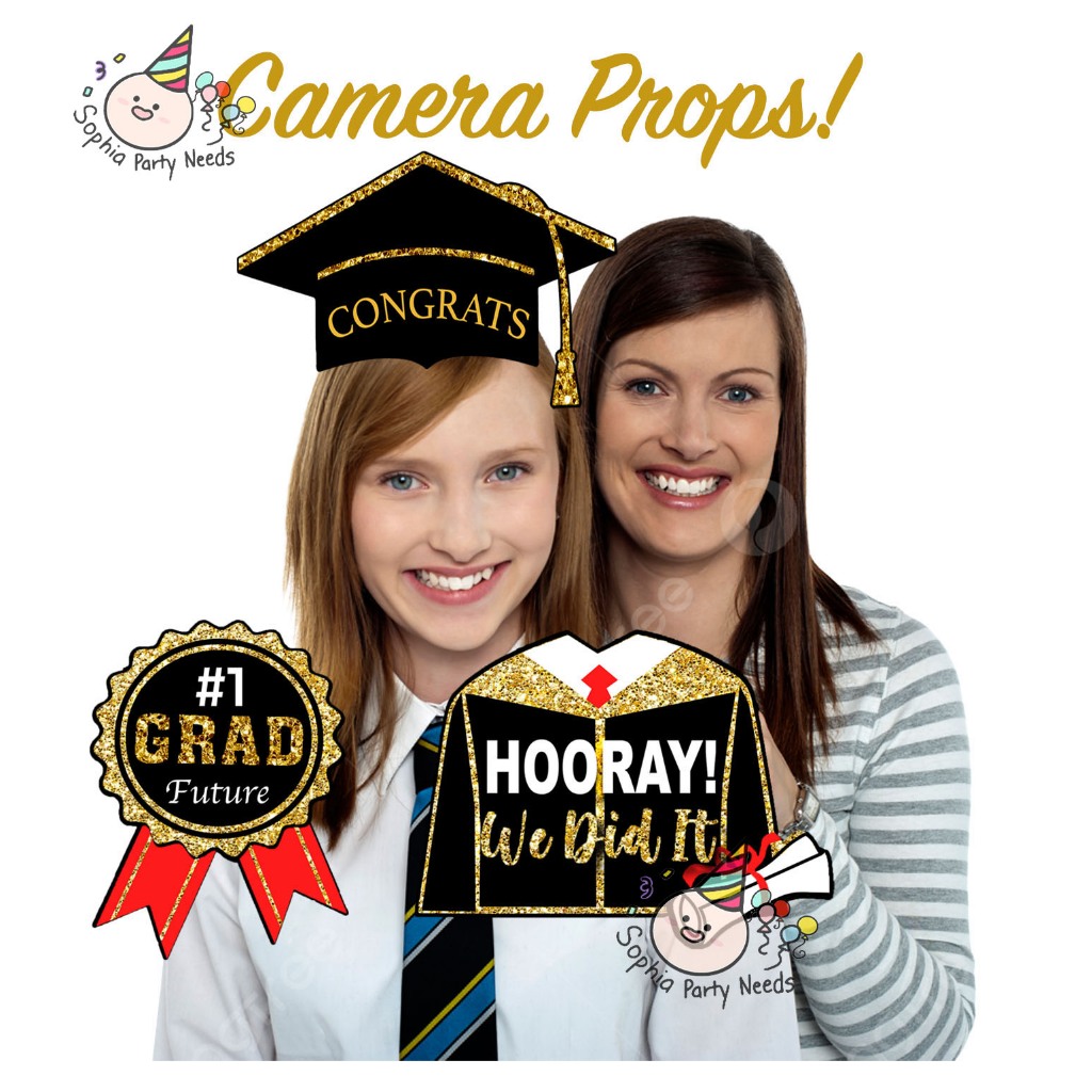 Camera Props /Banner for Happy Graduation Picture Items Congrats Grad ...