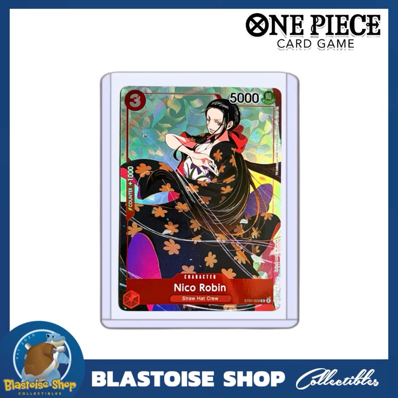 [EN] One Piece Card Game: Nico Robin Gift Collection Promo Card ST01-008 English Version ...