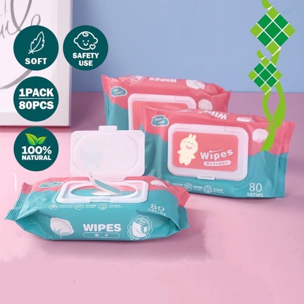 100% Original AMZ Organic Baby Wipes Per Pack 99% Water Hypoallergenic ...