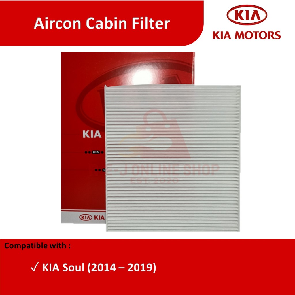 Aircon Cabin Filter for KIA Soul (2014 - 2019) | Shopee Philippines