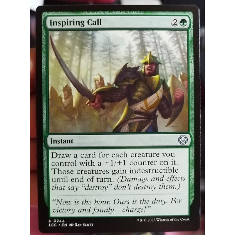 Inspiring Call (Magic the gathering) | Shopee Philippines