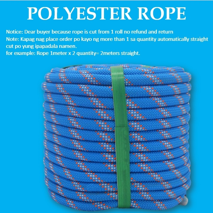 12mm-16mm 3-10 Meters Polyester Recuse Rope Safety Ropes, Braided Ropes ...
