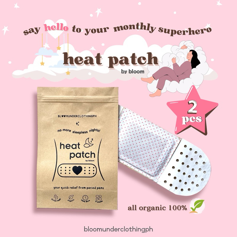 Bloom Period Heat Patch for Menstrual Pains | Shopee Philippines