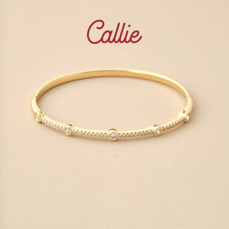 Callie 14k Gold Plated Krislyn Bangle Bracelet Shop Callie | Shopee ...