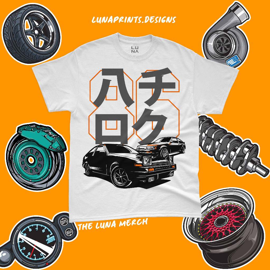 Toyota AE86 Trueno Car Shirt Collection ( For kids and adult ) - The ...