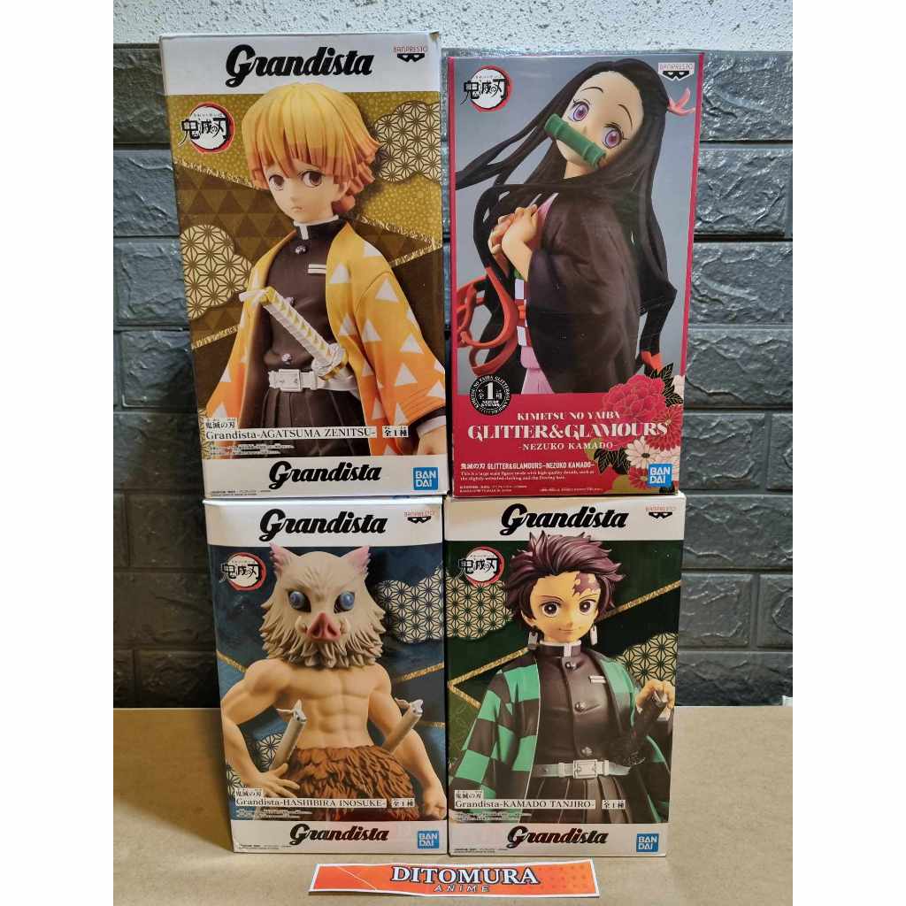 Demon Slayer Tanjiro Inosuke Zenitsu Glitter Glamours Nezuko Authentic ...