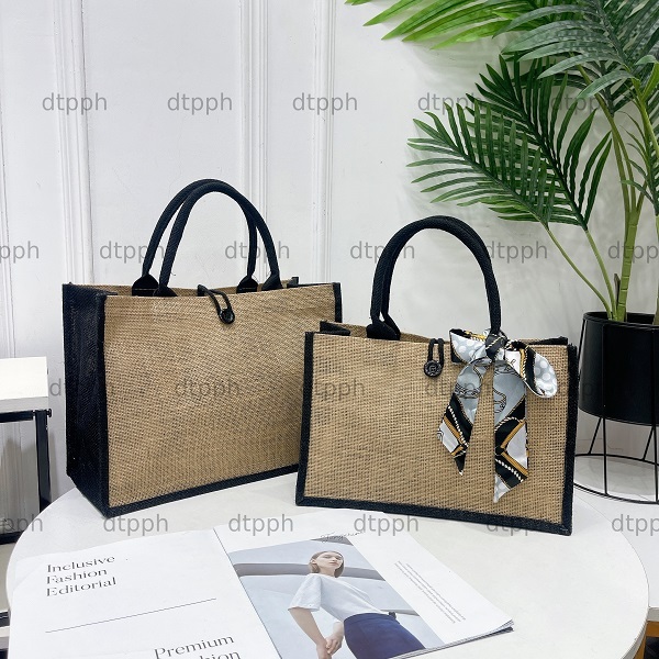 Women's Abaca Jute Tote Bag Eco-Friendly with Linen Burlap Bag | Shopee ...