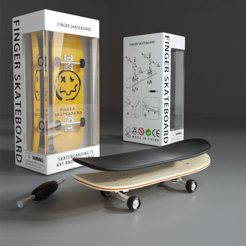 Wooden Fingerboard Fingerboard Set Finger Scooter Finger Skate Board ...