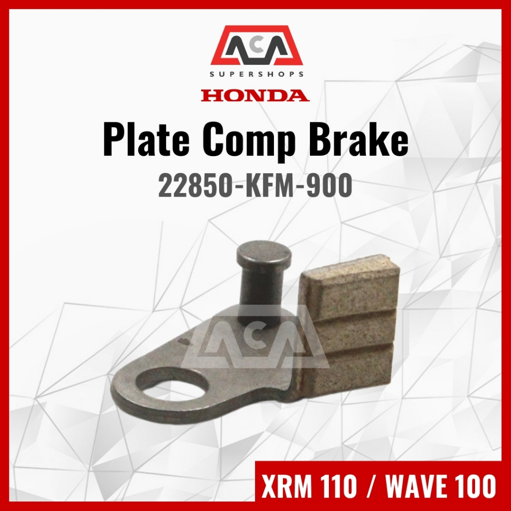 Honda Plate Comp Brake for Xrm 110 / Wave 100 (22850-KFM-900) | Shopee ...
