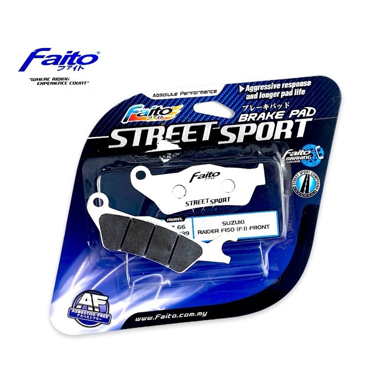 FAITO Brake Pad [Front] Raider 150 Fi | Shopee Philippines