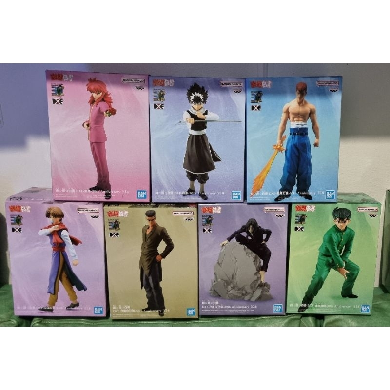 DXF Figure YuYu Hakusho 30th Anniversary - Hiei, Kurama,Yusuke,Kuwabara ...