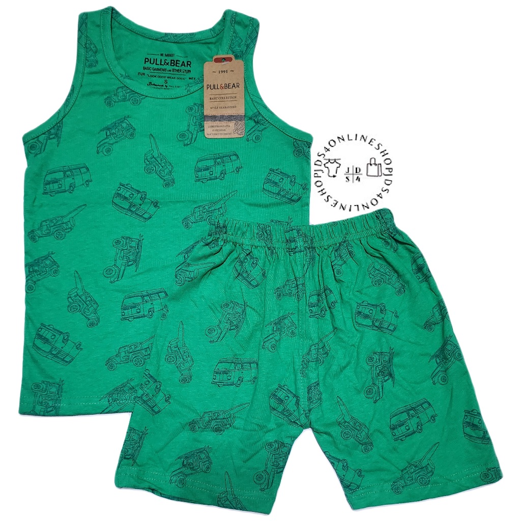 (#2)TERNO PULL&BEAR KIDS SANDO AND SHORT (w/freebie) | Shopee Philippines
