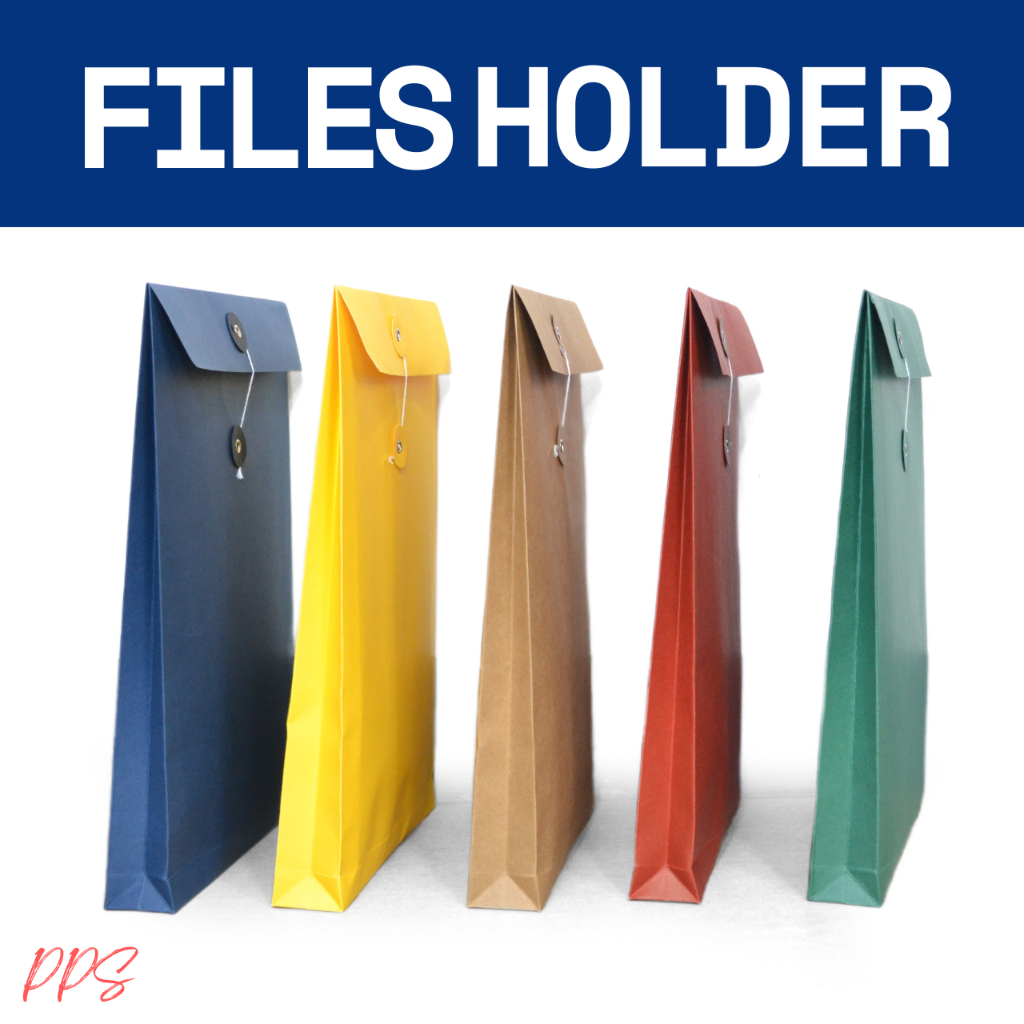 1pc- Catalog Envelope with Button String Document File Folder Storage ...