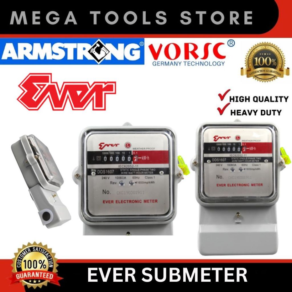ORIGINAL SUBMETER HIGH QUALITY METER HEAVY DUTY | Shopee Philippines