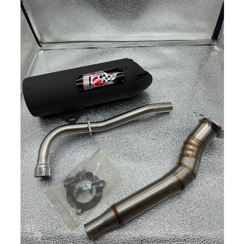 PODIUM 1 RACING Pipe Set BLACK XRM110/XRM125 V2 | Shopee Philippines