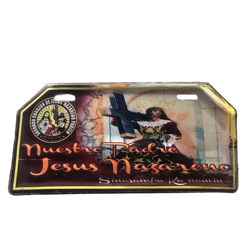 Souvenir Motor Plate(Nazareno) | Shopee Philippines