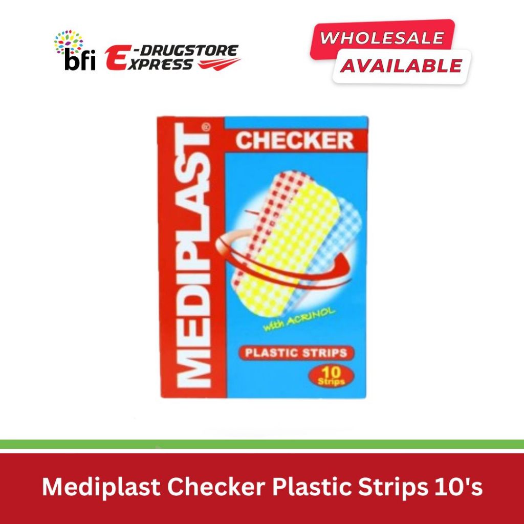 BFI E-Drugstore Mediplast Checker Plastic Strips 10's | Shopee Philippines
