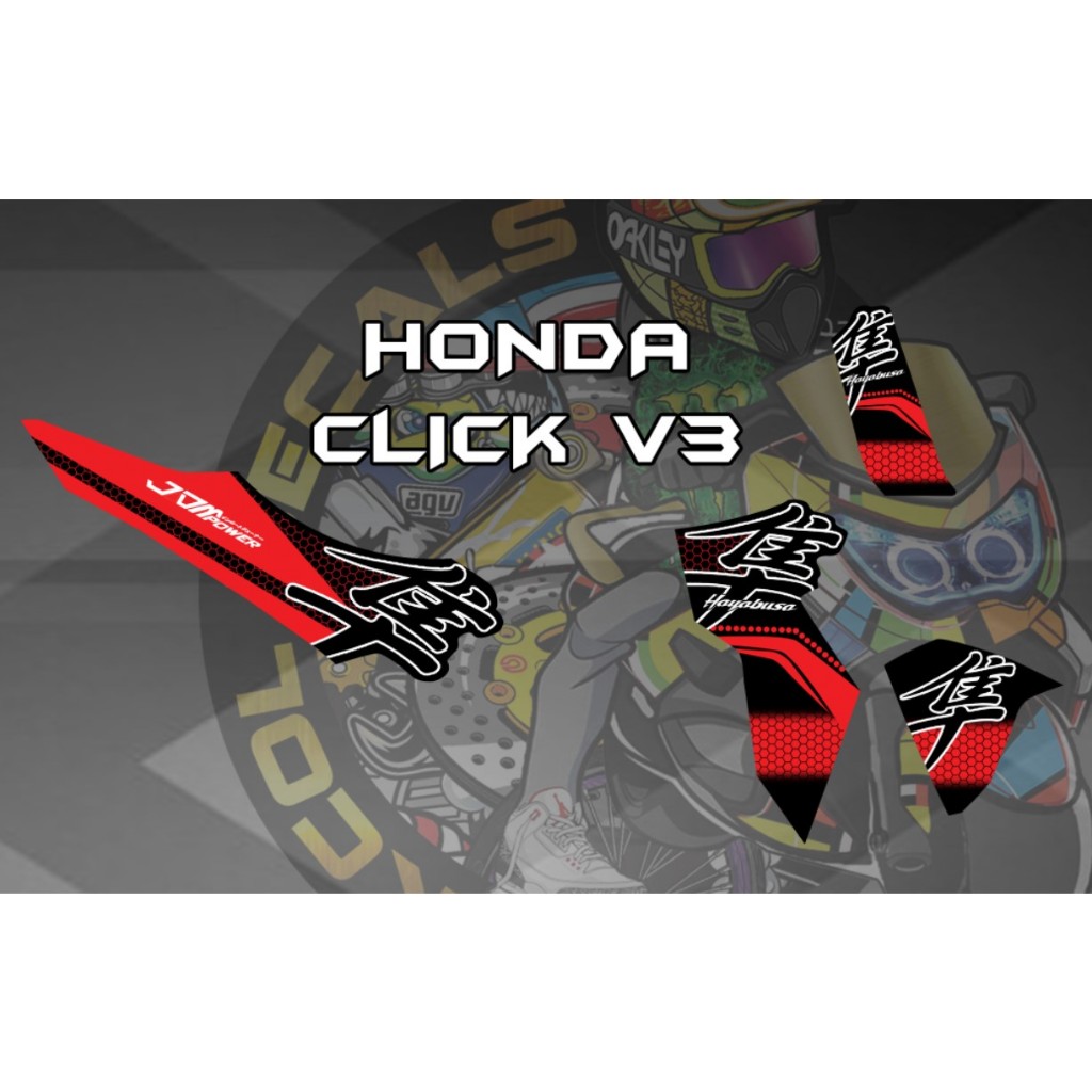 honda click v3 hayabusa decals | Shopee Philippines