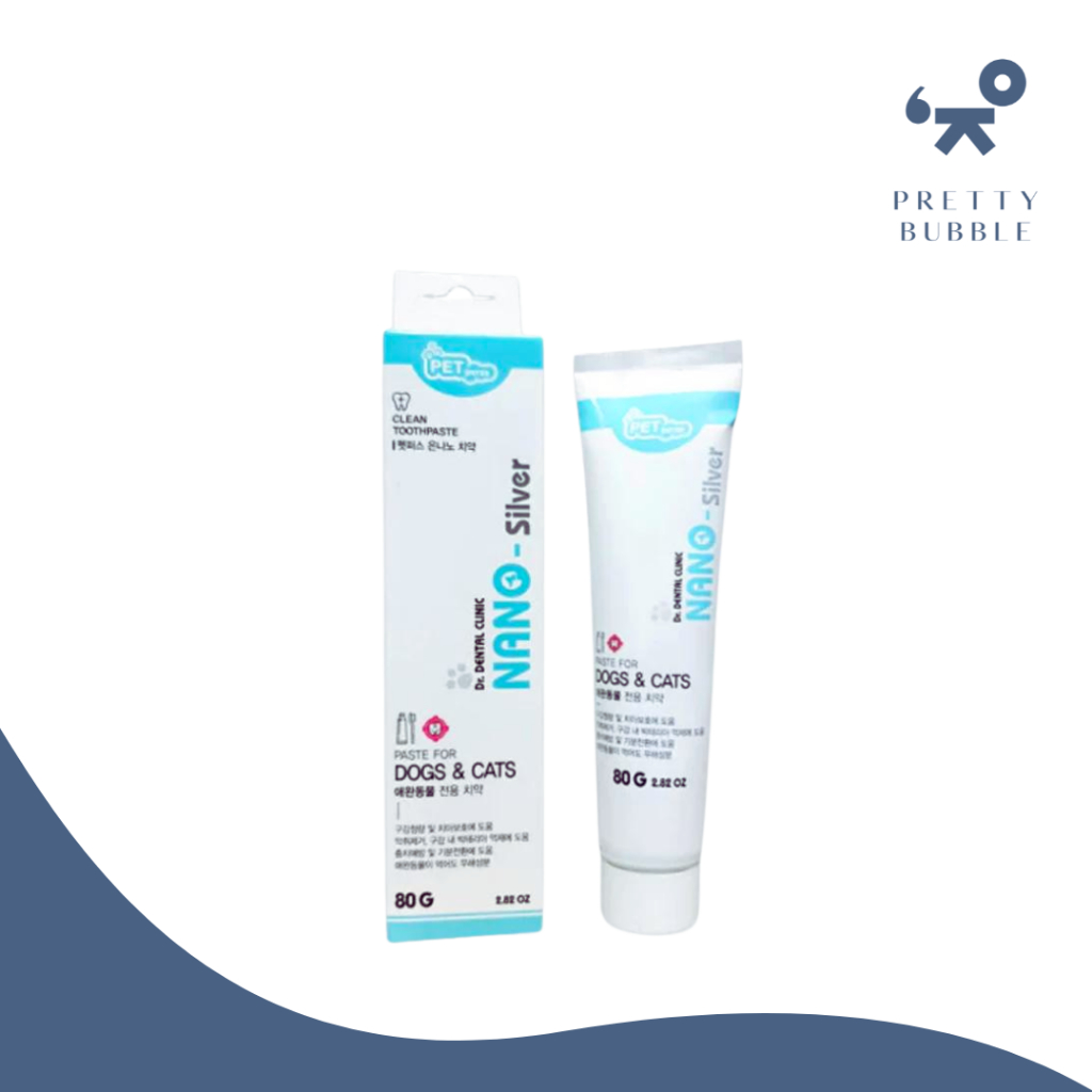 【Pretty Bubble Dog】 Pet Perss Dr. Dental Clinic Nano Silver Toothpaste ...