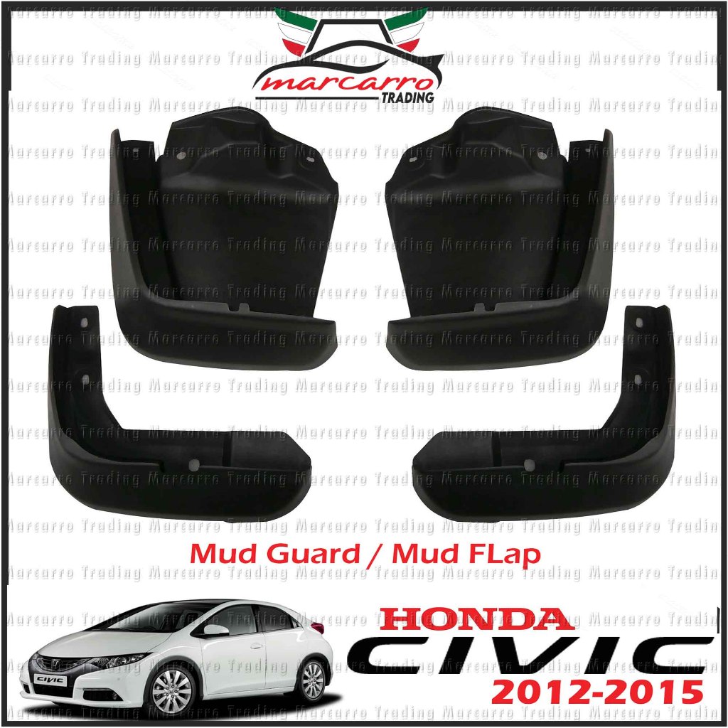 Honda Civic 2012-2015 Mud Flap / Mud Guard | Shopee Philippines