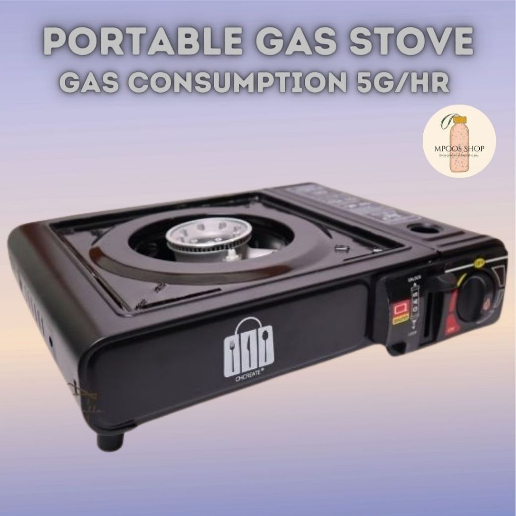 Portable gas stove single for mini camping butane gas stove | Shopee ...