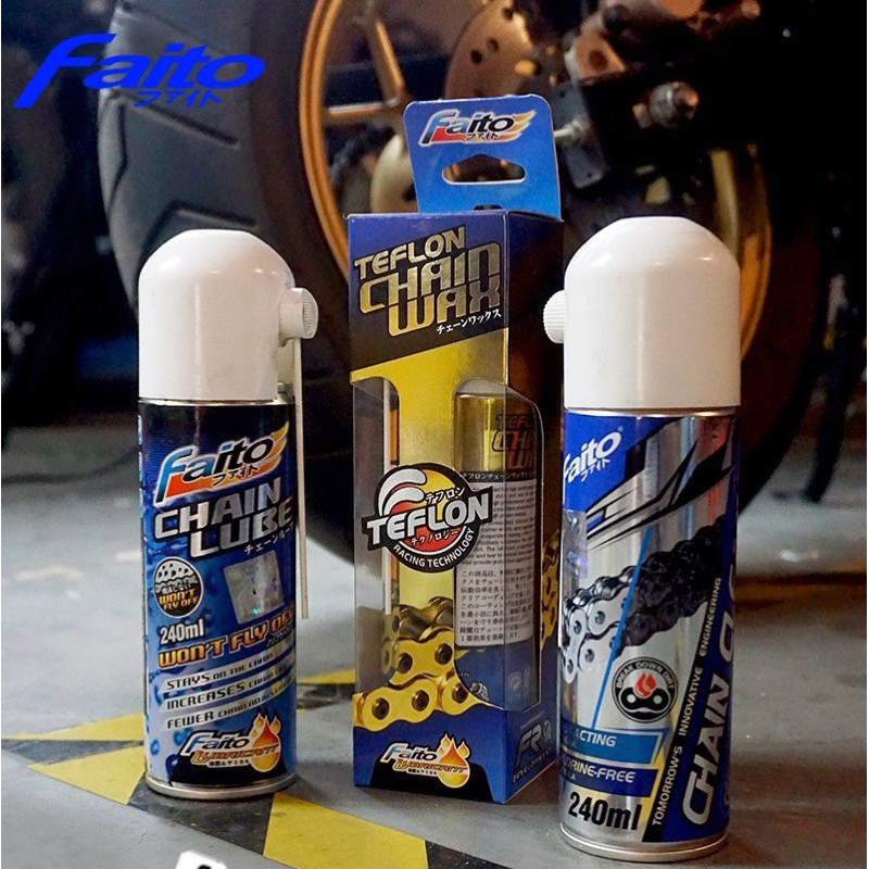FAITO Chain Wax Gold Label / Chain Cleaner / Chain Lube (240 ml ...