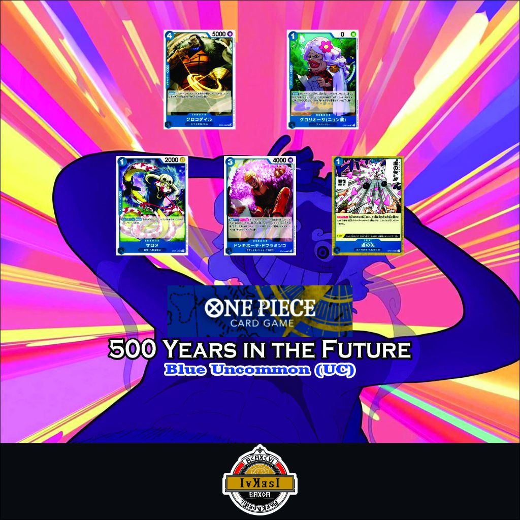 One Piece Card Game - 500 Years in the Future (OP07) - Blue (UC) | Shopee Philippines