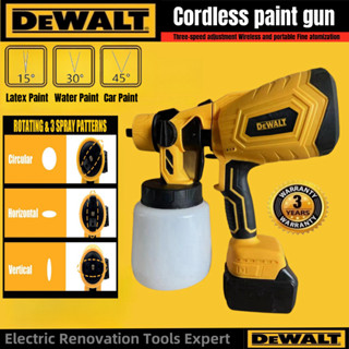 DeWALT 72V Cordless Paint Spray Gun Electric High Power Disinfectant ...