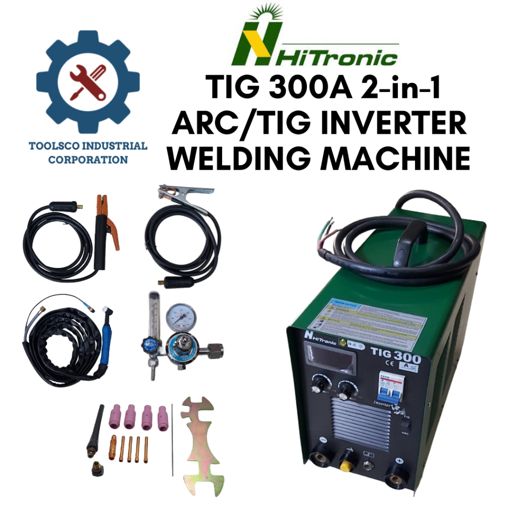 HITRONIC TIG 300A 2-in-1 ARC/TIG INVERTER WELDING MACHINE | Shopee ...