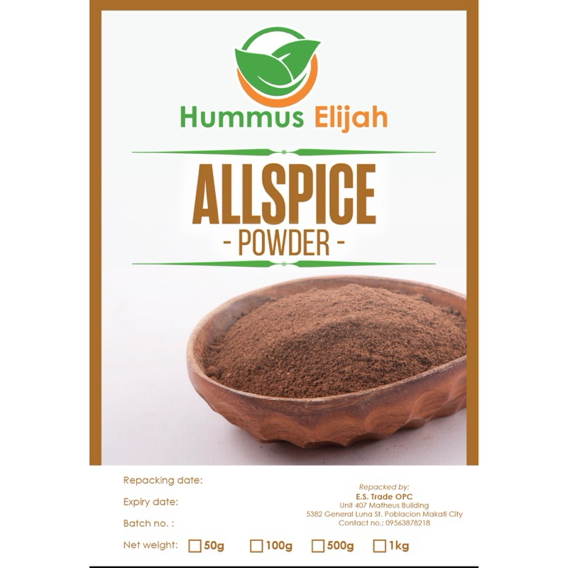 Allspice Powder | Ground Cooking Spice for Meat, Rice and Baking - 20g ...