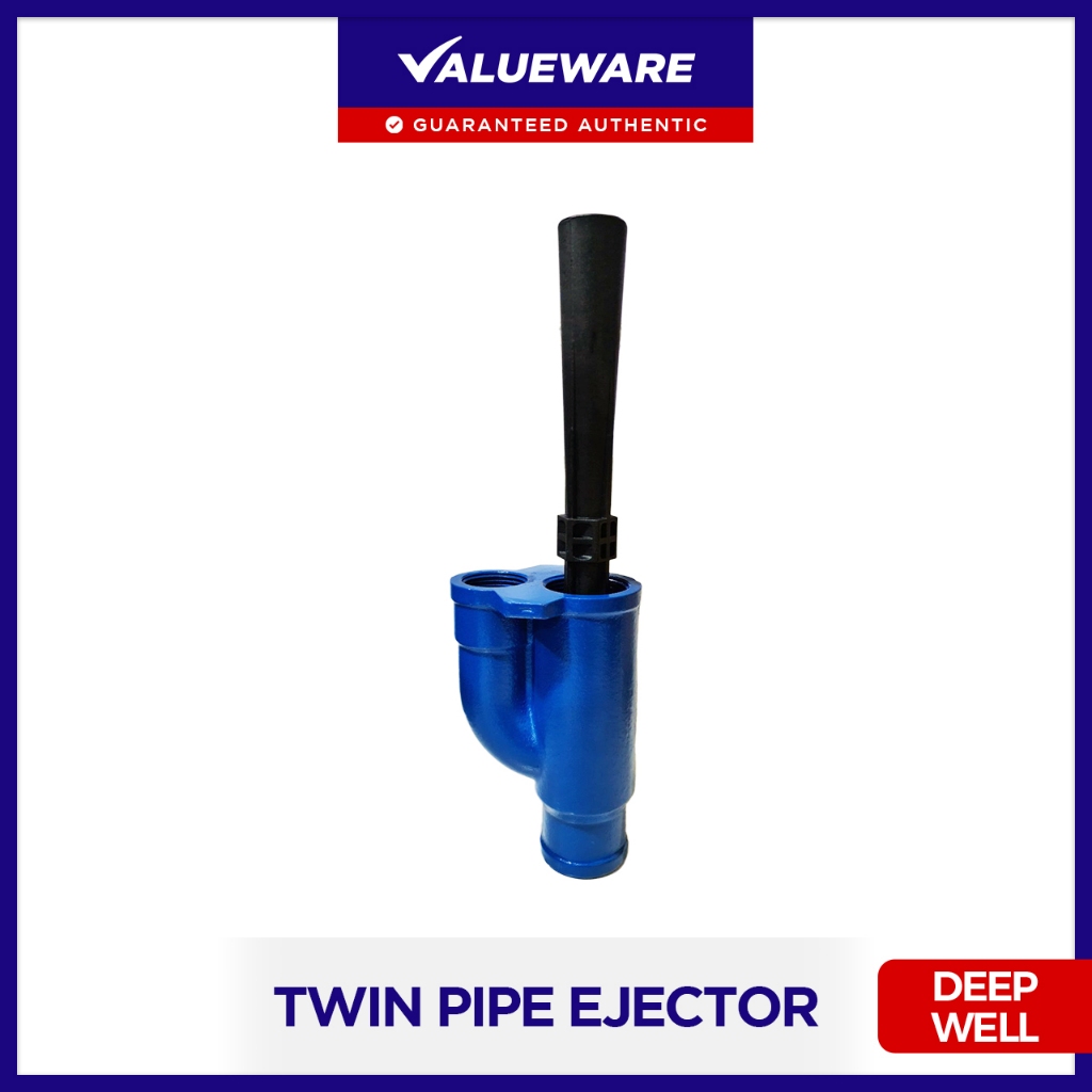Twin Pipe Ejector for Deep Well Water Pump 4" with Venturi | Iron Two ...