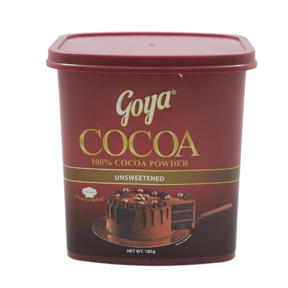 Goya 100% natural Cocoa Powder Unsweetened For Baking 180g GCCP-180G ...
