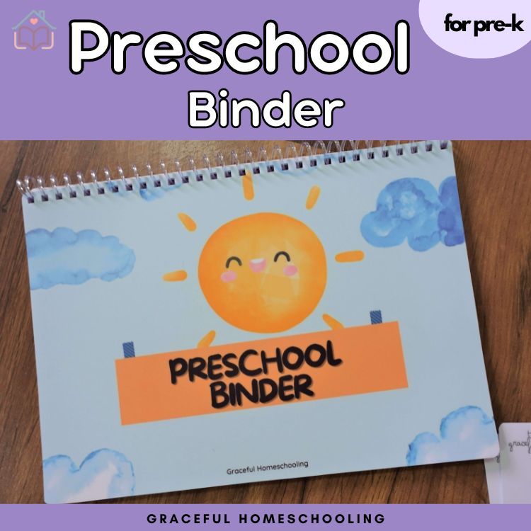 Preschool Learning Binder (Preschool Laminated Book, Activity Book for ...